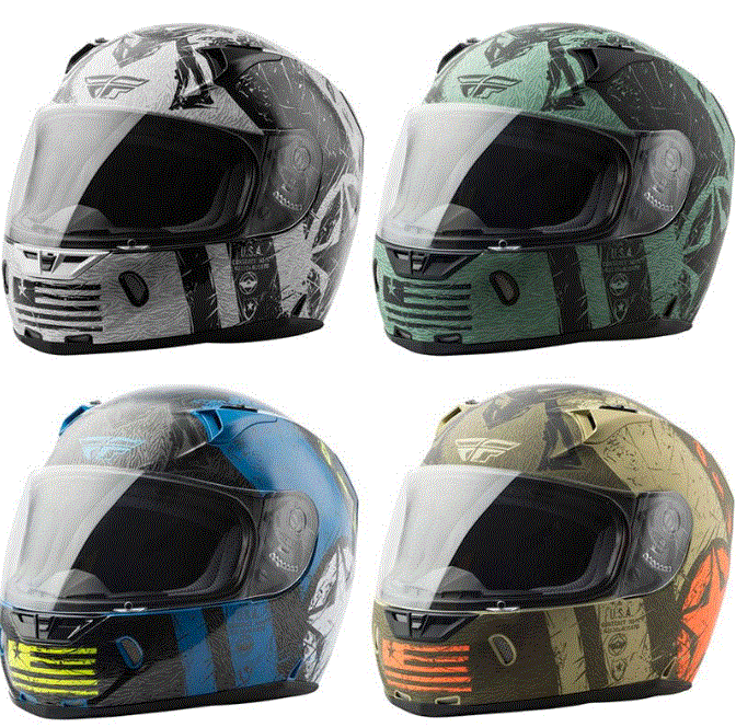 【楽天市場】\全品2500円ｸｰﾎﾝﾟ★20時～12/19限定／FLY フライ REVOLT FS LIBERATOR HELMET フル ...
