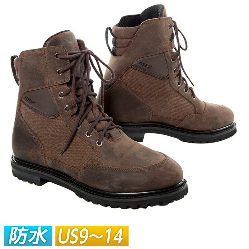 【楽天市場】\全品P5倍★6/18(水)限定／【防水】REAX リアックス Tasker ライディングブーツ レザー ライダー バイク ...