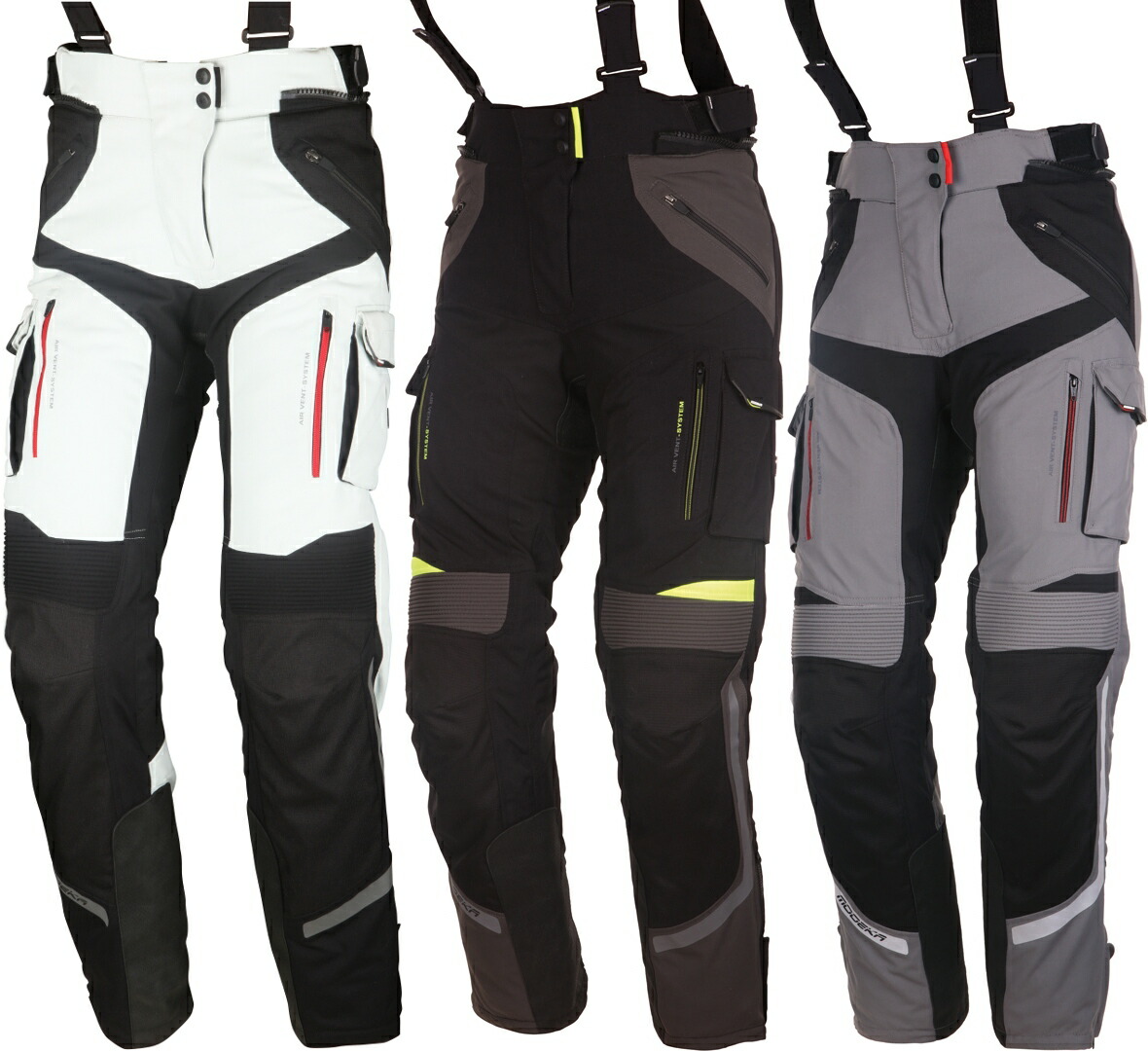【楽天市場】【女性用】Modeka モデカ Panamericana Ladies Motorcycle Textile Pants ...