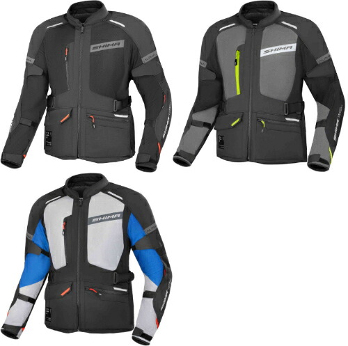 【楽天市場】【4XLまで】SHIMA Alpha waterproof Motorcycle Textile Jacket テキスタイル ...