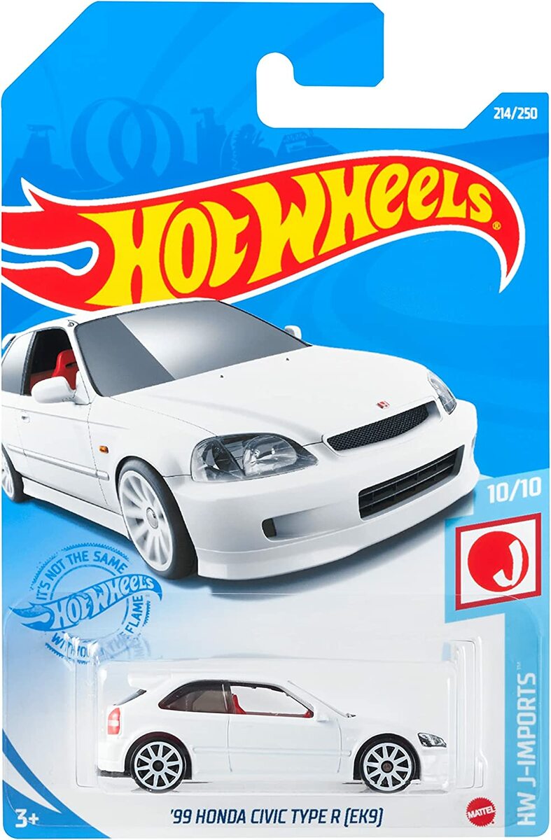 【楽天市場】ホットウィール ベーシックカー '99 HONDA CIVIC TYPE R [EK9] HBP05：アマズマーケット