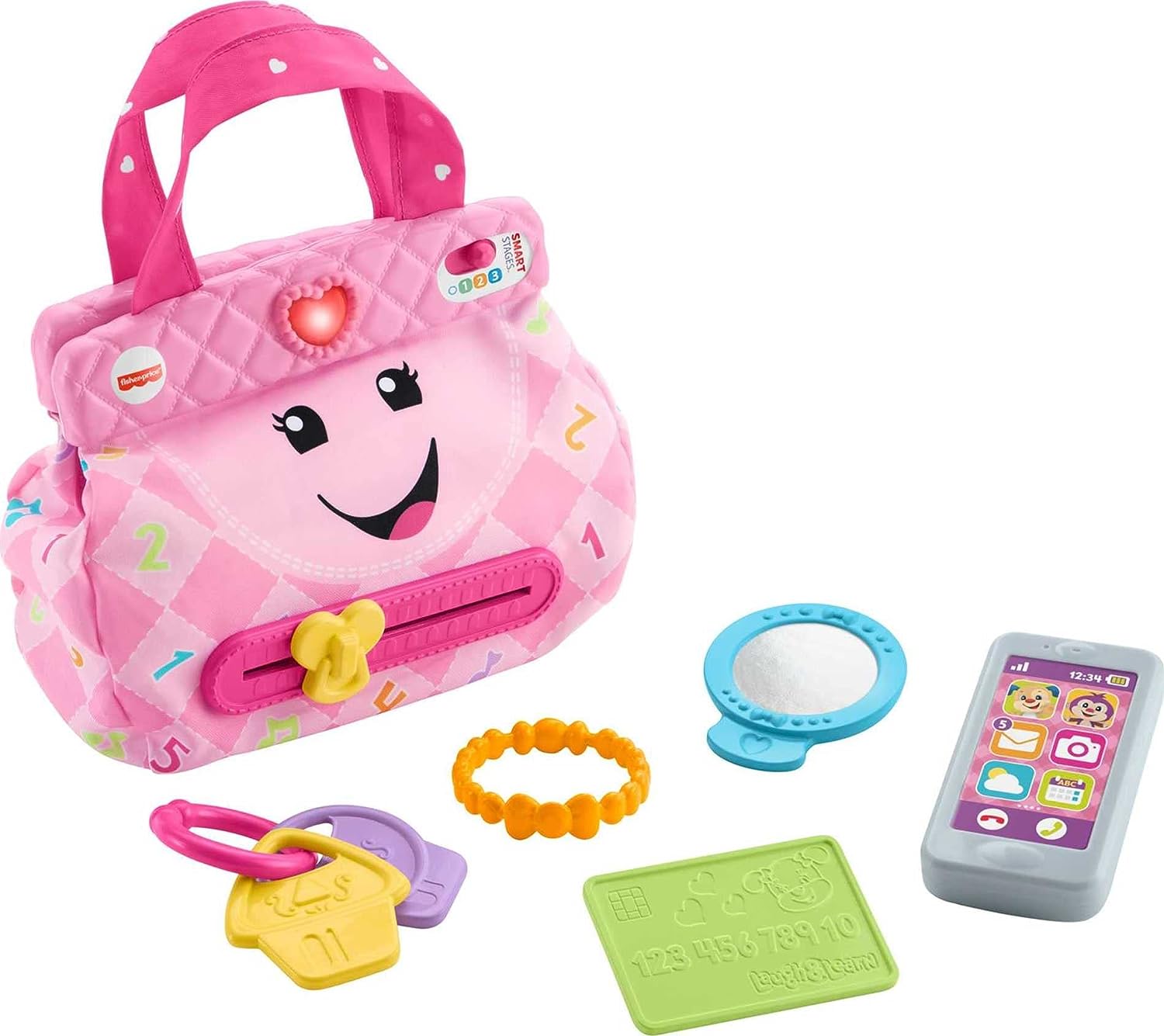 【楽天市場】Fisher-Price GMM68 Laugh & Learn 赤ちゃんと幼児のおもちゃ マイスマート財布 ごっこ遊びセット ...