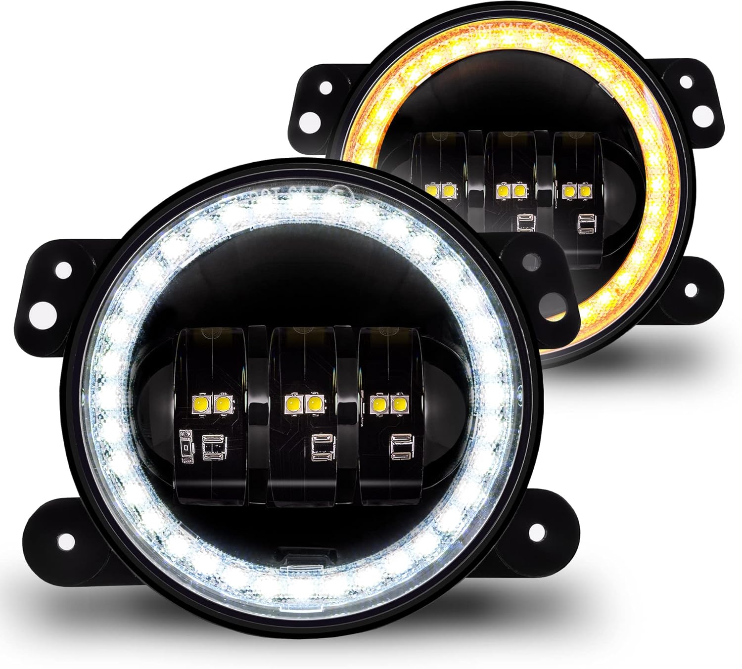 【楽天市場】ONLINE LED STORE TRUE MODS 4" 2007-2018 LEDフォグライト 2007-2018 ジープのラングラー JK Unlimited JKU ...
