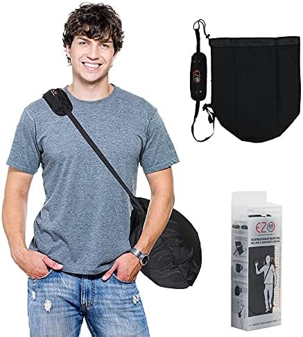 【楽天市場】EZ-GO STRAP 515 バイクヘルメット用ヘルメットキャリングバッグ 折りたたみ式 フルフェイスヘルメット用 ハンズフリー ...