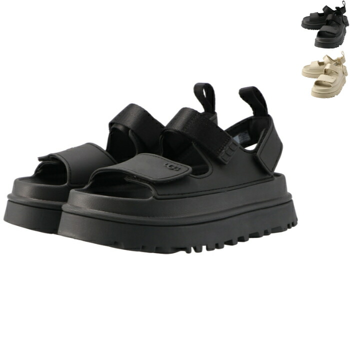 【楽天市場】アグ UGG サンダル ゴールデングロウ GoldenGlow 厚底 スポーツサンダル バックストラップ 靴 シューズ ...