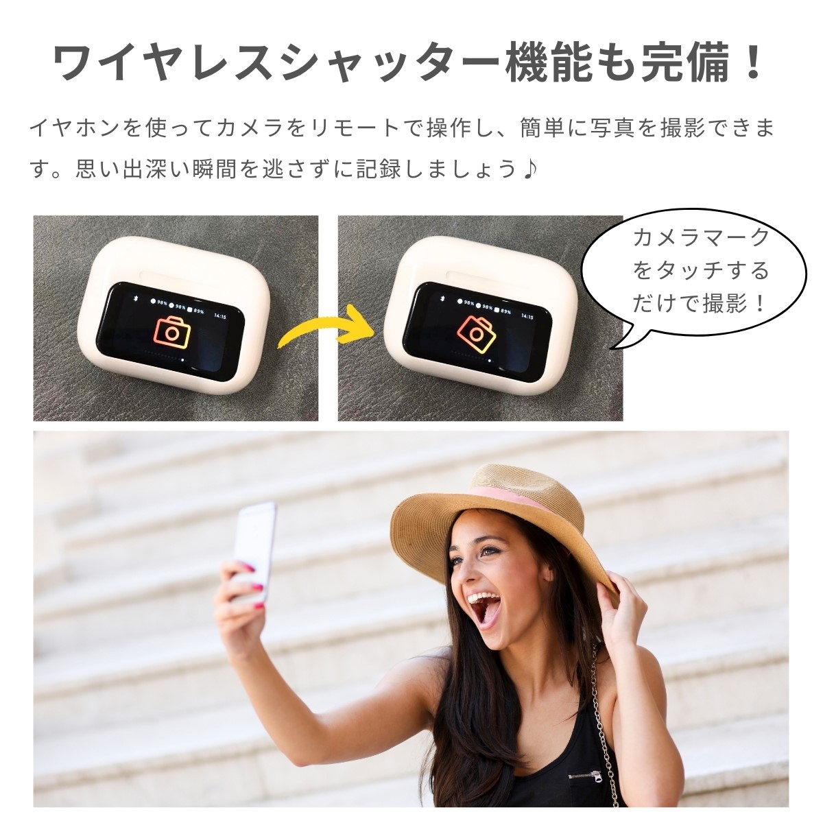 ワイヤレスイヤホン ノイズキャンセリング ワイヤレスイヤホン Bluetooth5.4 液晶付き イヤホン iPhone 運動 ...