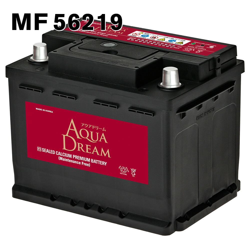 【楽天市場】56219 アクアドリーム 自動車 用 バッテリー 欧州車 DIN AQUA DREAM 562-19 送料無料：バッテリーウェブ ...