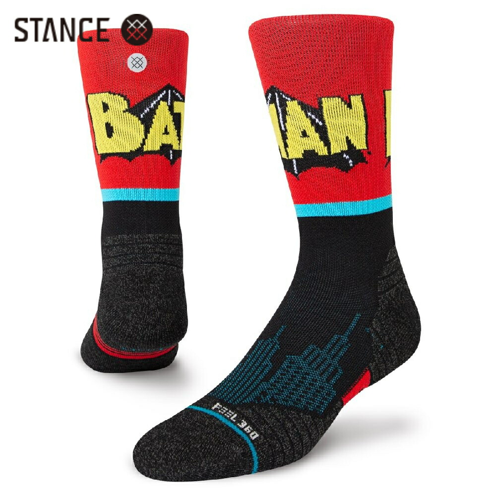 【楽天市場】STANCE x Batman BATMAN COMIC MID インフィニット コラボ ソックス ブラック/レッド 靴下 黒/赤 ...
