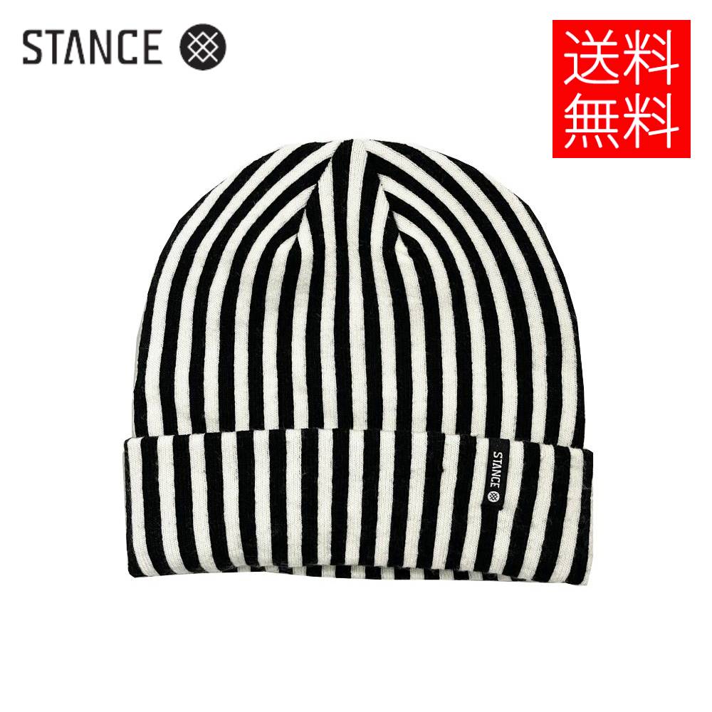 【楽天市場】【送料無料】STANCE YARD ビーニー ストライプ ホワイト/ブラック ニット帽 帽子 BEANIE Stripe ...