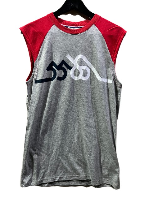 【楽天市場】55DSL TANK TOP TRAILA T-SHIRT[Grey×Red/901]：AMERICAN DREAM