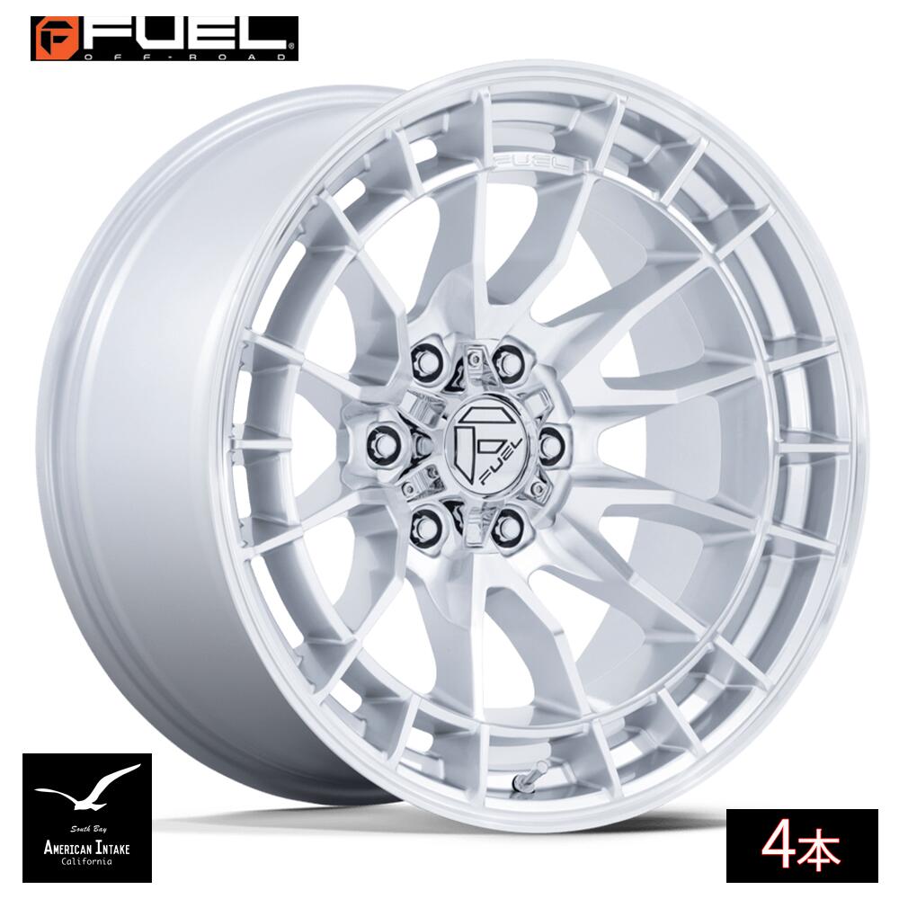【楽天市場】Fuel Off Road フューエルオフロード ホイール FC888 REVOLT | HYPER SILVER W ...
