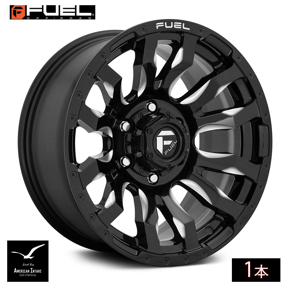 【楽天市場】Fuel Off Road フューエルオフロード ホイール D673 BLITZ | GLOSS BLACK MILLED ( 1 ...