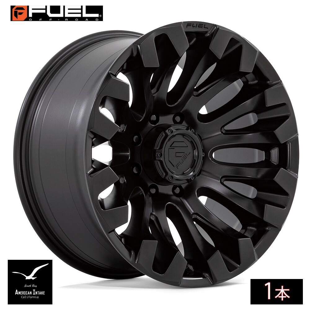【楽天市場】Fuel Off Road フューエルオフロード ホイール D831 QUAKE | BLACKOUT ( 1本 ...