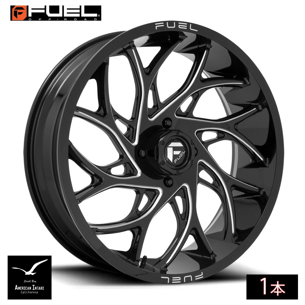 【楽天市場】Fuel Off Road フューエルオフロード ホイール D741 RUNNER | GLOSS BLACK MILLED ...