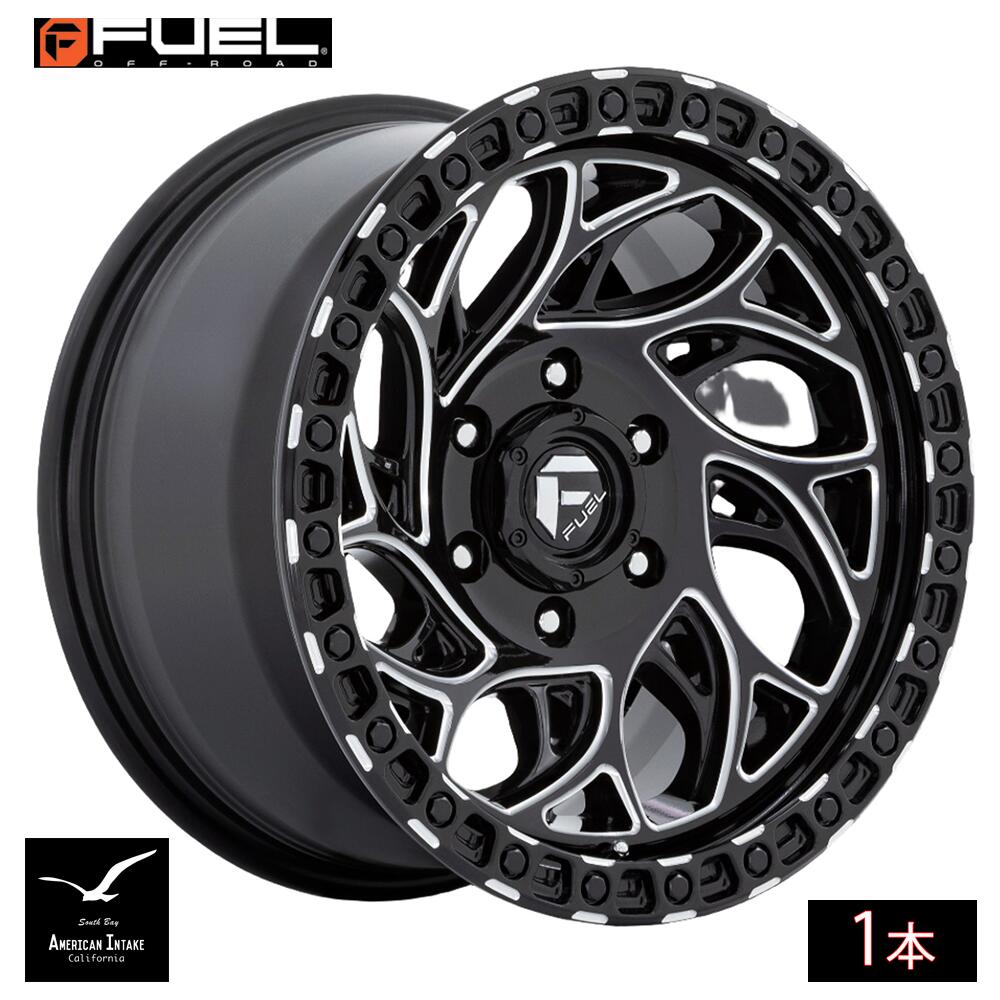 【楽天市場】Fuel Off Road フューエルオフロード ホイール D840 RUNNER OR | GLOSS BLACK MILLED ...