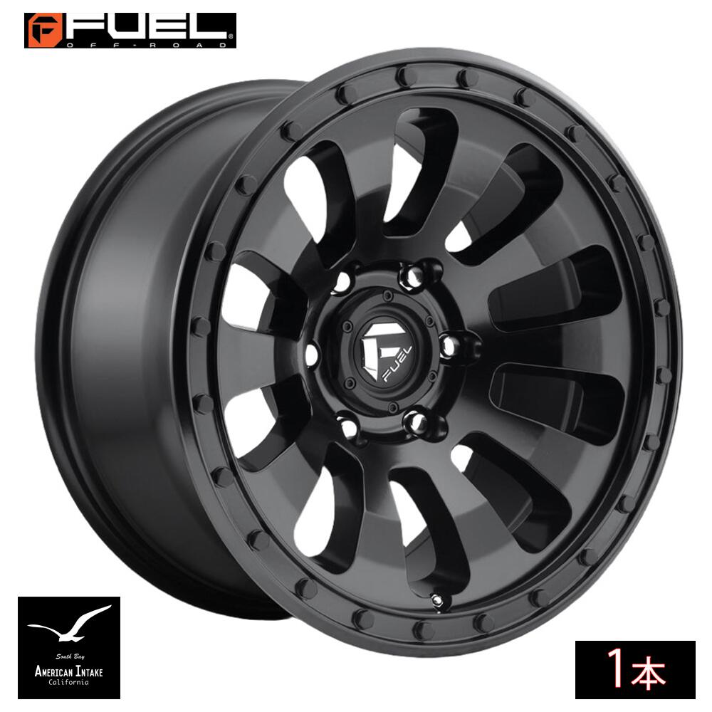 【楽天市場】Fuel Off Road フューエルオフロード ホイール D630 TACTIC | MATTE BLACK ( 1本 ...