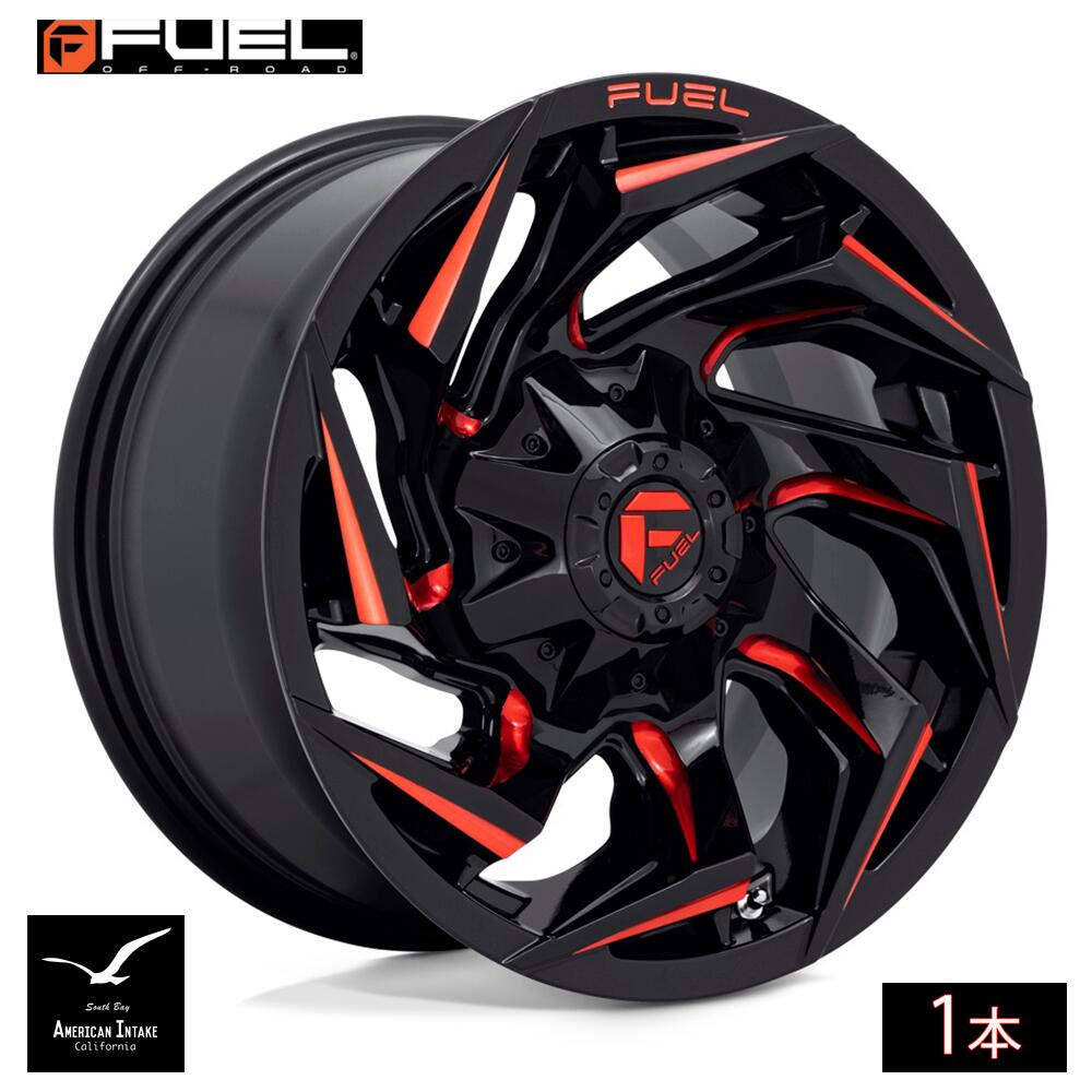 【楽天市場】Fuel Off Road フューエルオフロード ホイール D755 REACTION | GLOSS BLACK MILLED ...