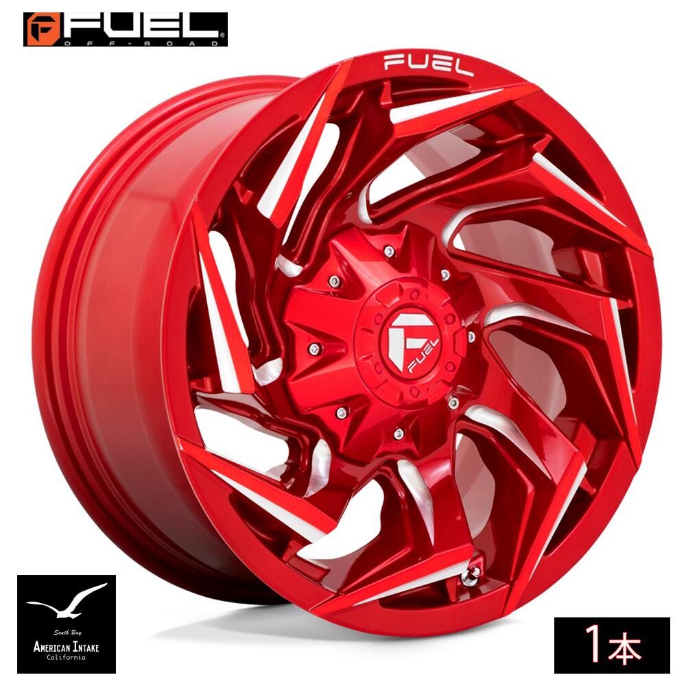 【楽天市場】Fuel Off Road フューエルオフロード ホイール D754 REACTION | CANDY RED MILLED ...