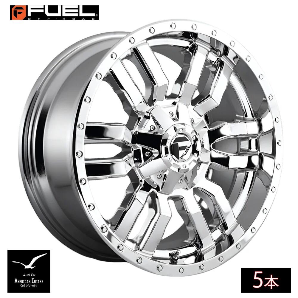 【楽天市場】Fuel Off Road フューエルオフロード ホイール D631 SLEDGE | CHROME PLATED ( 5本 ...