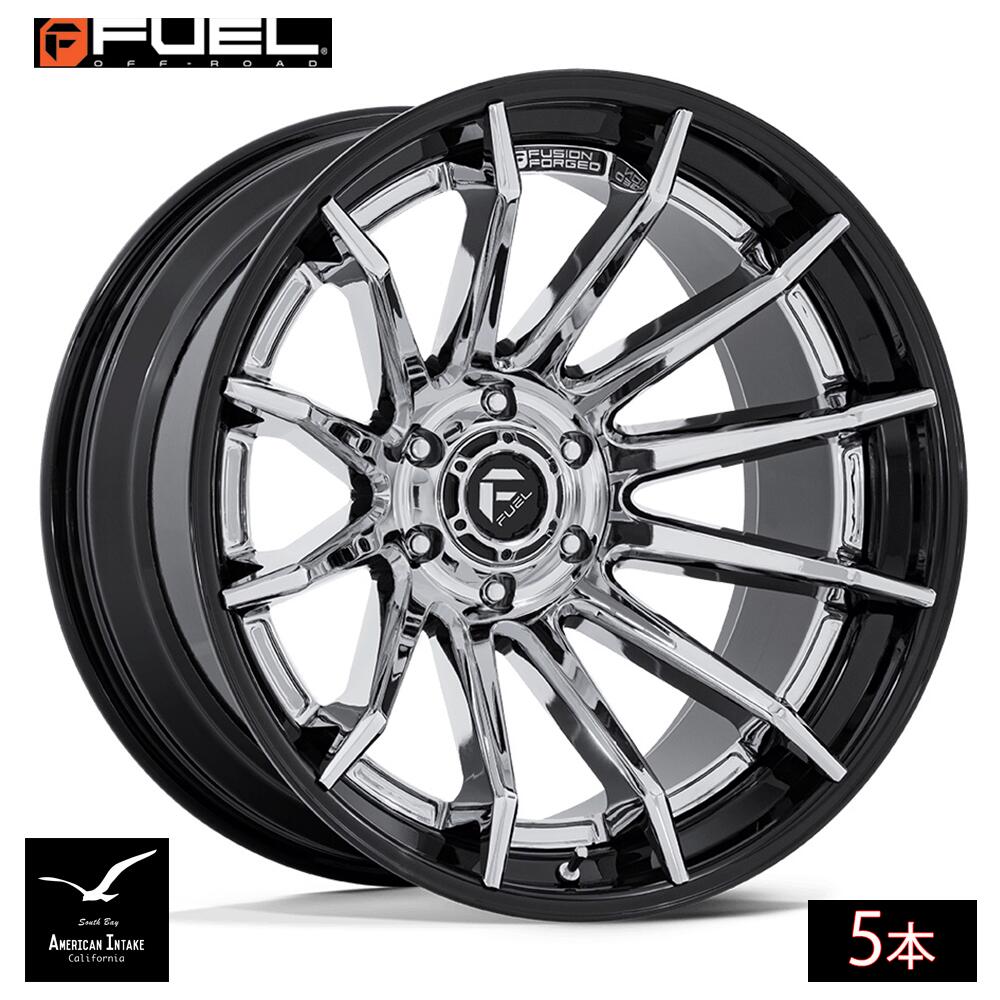【楽天市場】Fuel Off Road フューエルオフロード ホイール FC403 BURN | CHROME W/ GLOSS BLACK ...