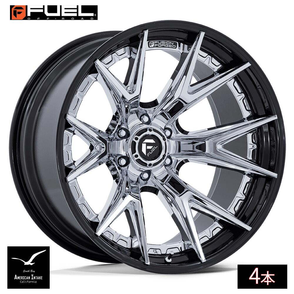 【楽天市場】Fuel Off Road フューエルオフロード ホイール FC402 CATALYST | CHROME W/ GLOSS ...
