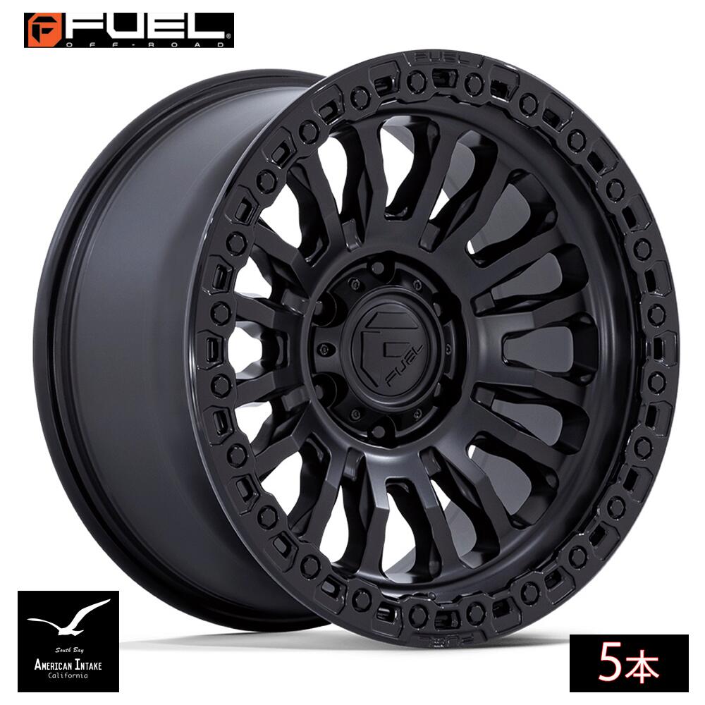 【楽天市場】Fuel Off Road フューエルオフロード ホイール FC857 RINCON | MATTE BLACK W/ GLOSS ...