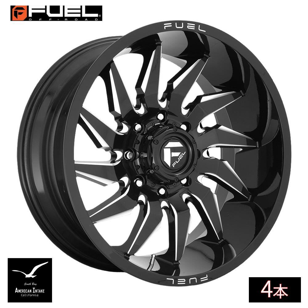 【楽天市場】Fuel Off Road フューエルオフロード ホイール D744 SABER | GLOSS BLACK MILLED ( 4 ...