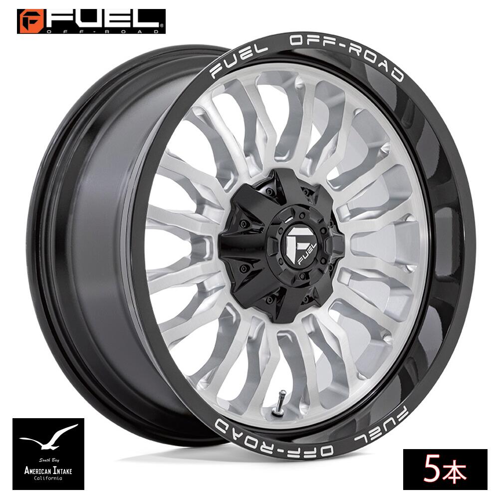 【楽天市場】Fuel Off Road フューエルオフロード ホイール D798 ARC | SILVER BRUSHED FACE W ...