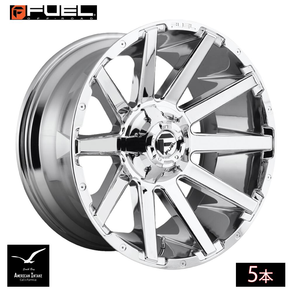 【楽天市場】Fuel Off Road フューエルオフロード ホイール D614 CONTRA | CHROME PLATED ( 5本 ...
