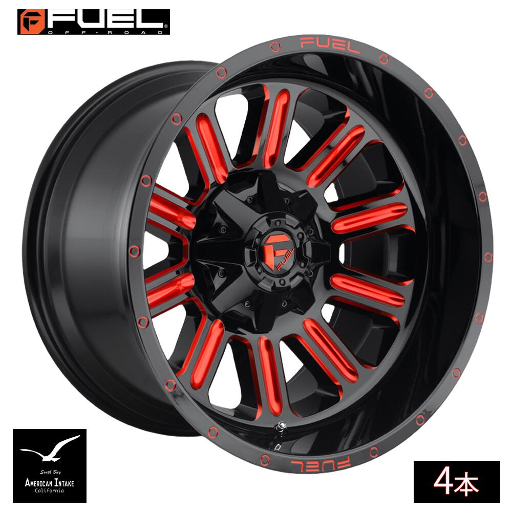 【楽天市場】Fuel Off Road フューエルオフロード ホイール D621 HARDLINE | GLOSS BLACK RED ...