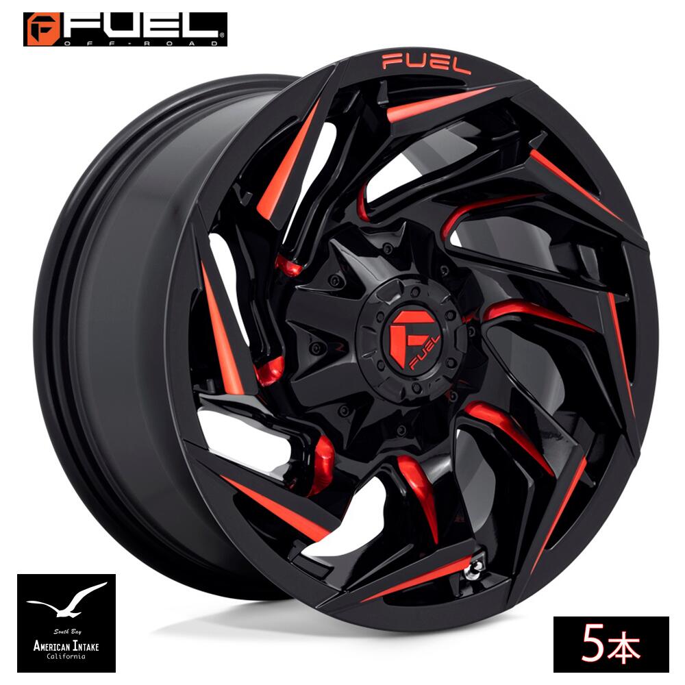【楽天市場】Fuel Off Road フューエルオフロード ホイール D755 REACTION | GLOSS BLACK MILLED ...