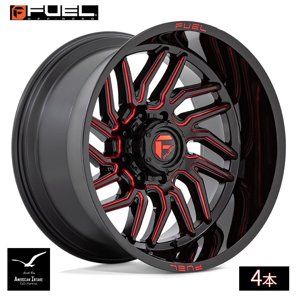 【楽天市場】Fuel Off Road フューエルオフロード ホイール D808 HURRICANE | GLOSS BLACK MILLED ...