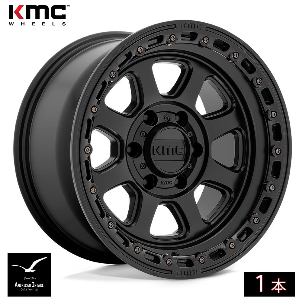 【楽天市場】KMC ホイール KM548 CHASE | SATIN BLACK W/ GLOSS BLACK LIP ( 1本 ...
