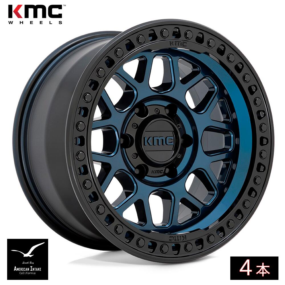 【楽天市場】KMC ホイール KM549 GRS | MIDNIGHT BLUE W/ GLOSS BLACK LIP ( 4本 ...