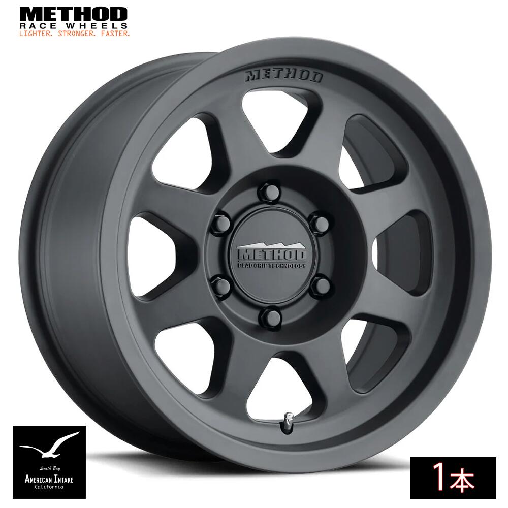【楽天市場】Method Race Wheels メソッド ホイール 701 Bead Grip | MATTE BLACK ( 1本 ...