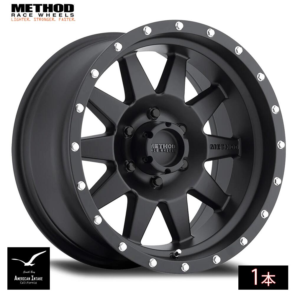 【楽天市場】Method Race Wheels メソッド ホイール 301 The Standard | MATTE BLACK ( 1本 ...