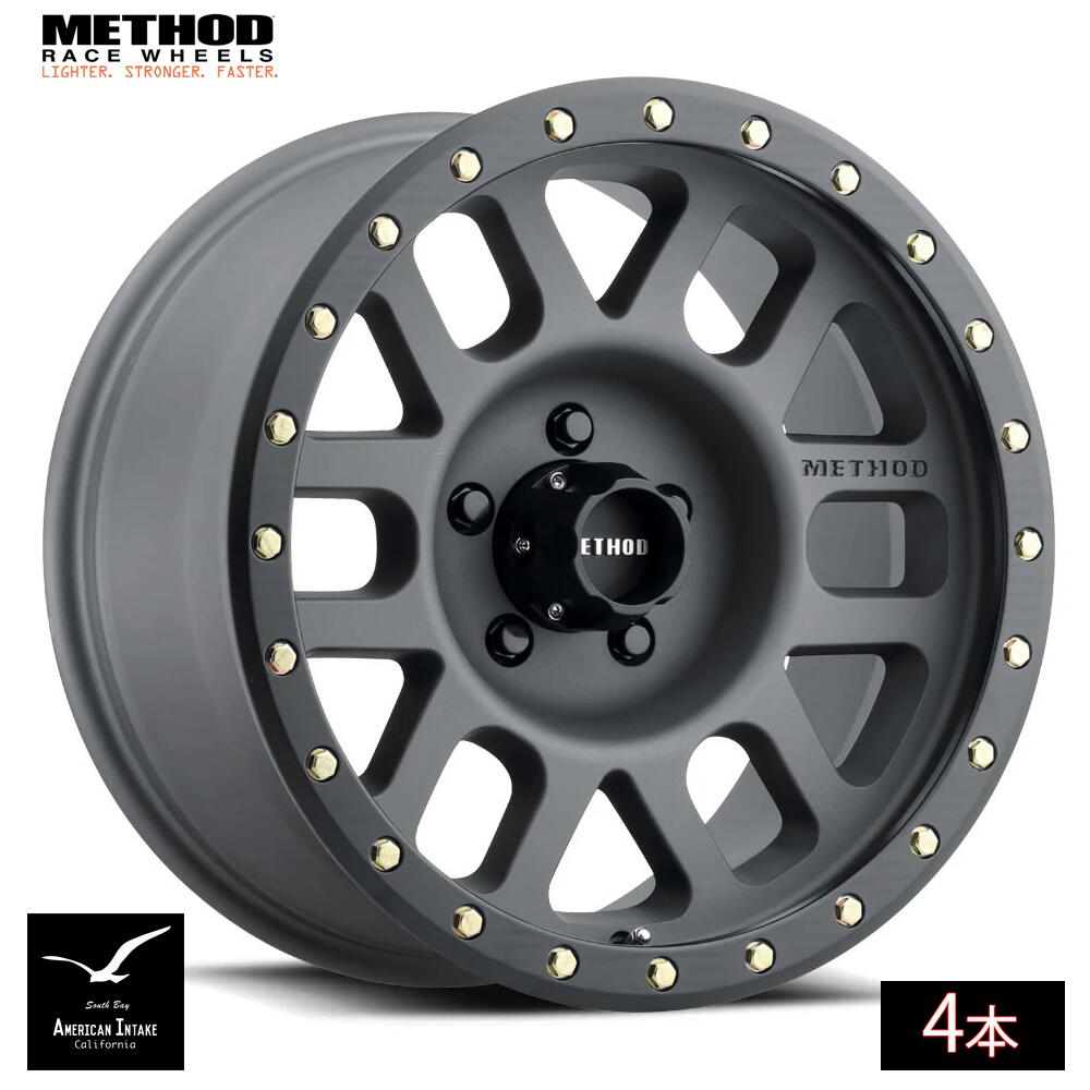 【楽天市場】Method Race Wheels メソッド ホイール 309 Grid | TITANIUM - MATTE BLACK ...