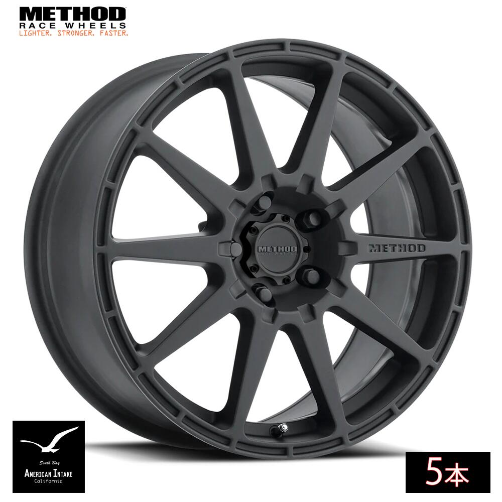 【楽天市場】Method Race Wheels メソッド ホイール 501 RALLY | MATTE BLACK ( 5本 ...