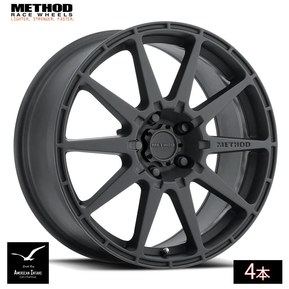 【楽天市場】Method Race Wheels メソッド ホイール 501 RALLY | MATTE BLACK ( 4本 ...