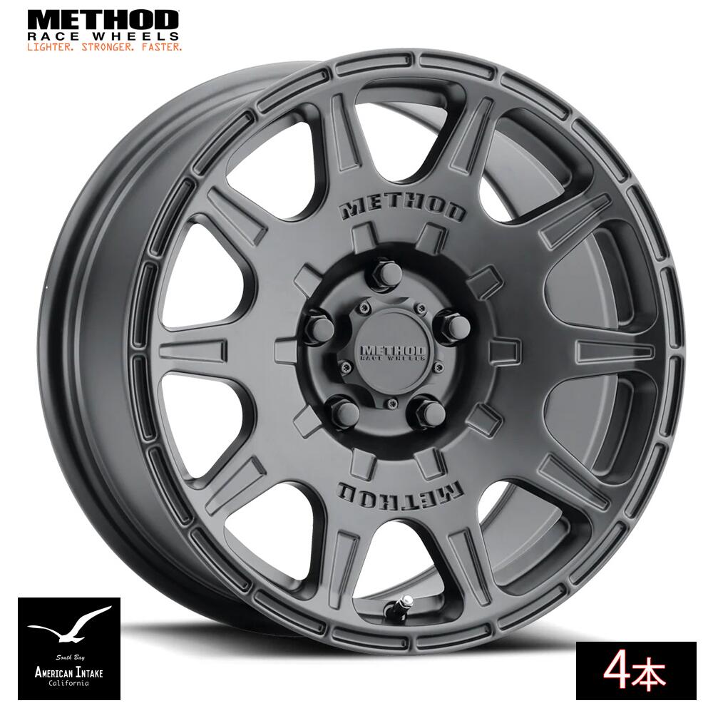 【楽天市場】Method Race Wheels メソッド ホイール 502 RALLY | MATTE BLACK ( 4本 ...