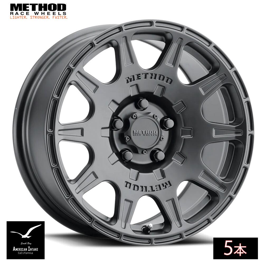 【楽天市場】Method Race Wheels メソッド ホイール 502 RALLY | MATTE BLACK ( 5本 ...