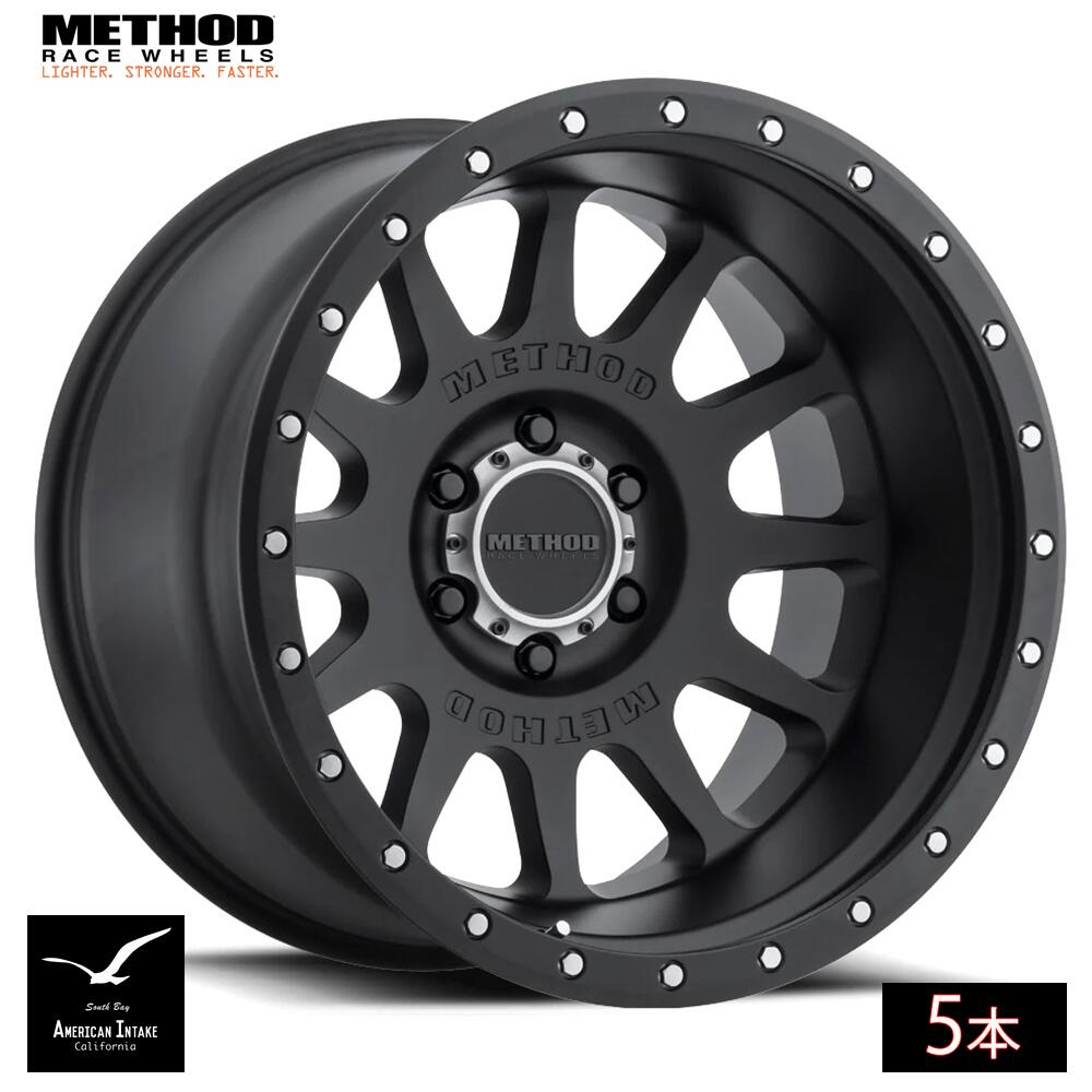 【楽天市場】Method Race Wheels メソッド ホイール 605 NV | MATTE BLACK ( 5本 )：American ...