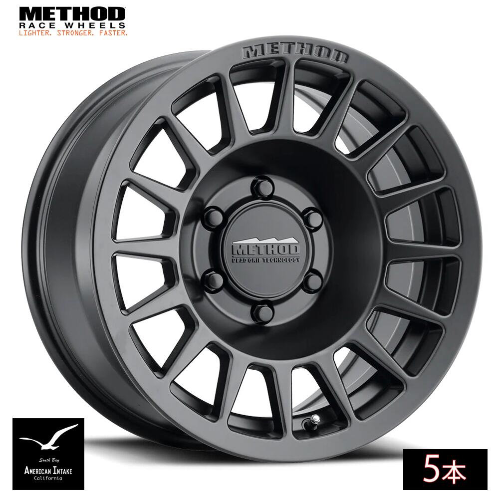 【楽天市場】Method Race Wheels メソッド ホイール 707 Bead Grip | MATTE BLACK ( 5本 ...