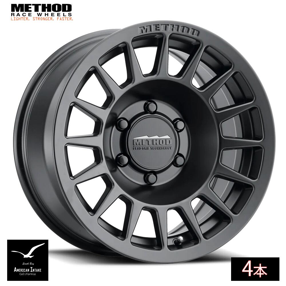 【楽天市場】Method Race Wheels メソッド ホイール 707 Bead Grip | MATTE BLACK ( 4本 ...