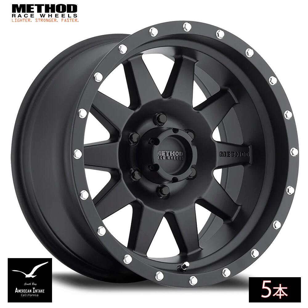 【楽天市場】Method Race Wheels メソッド ホイール 301 The Standard | MATTE BLACK ( 5本 ...