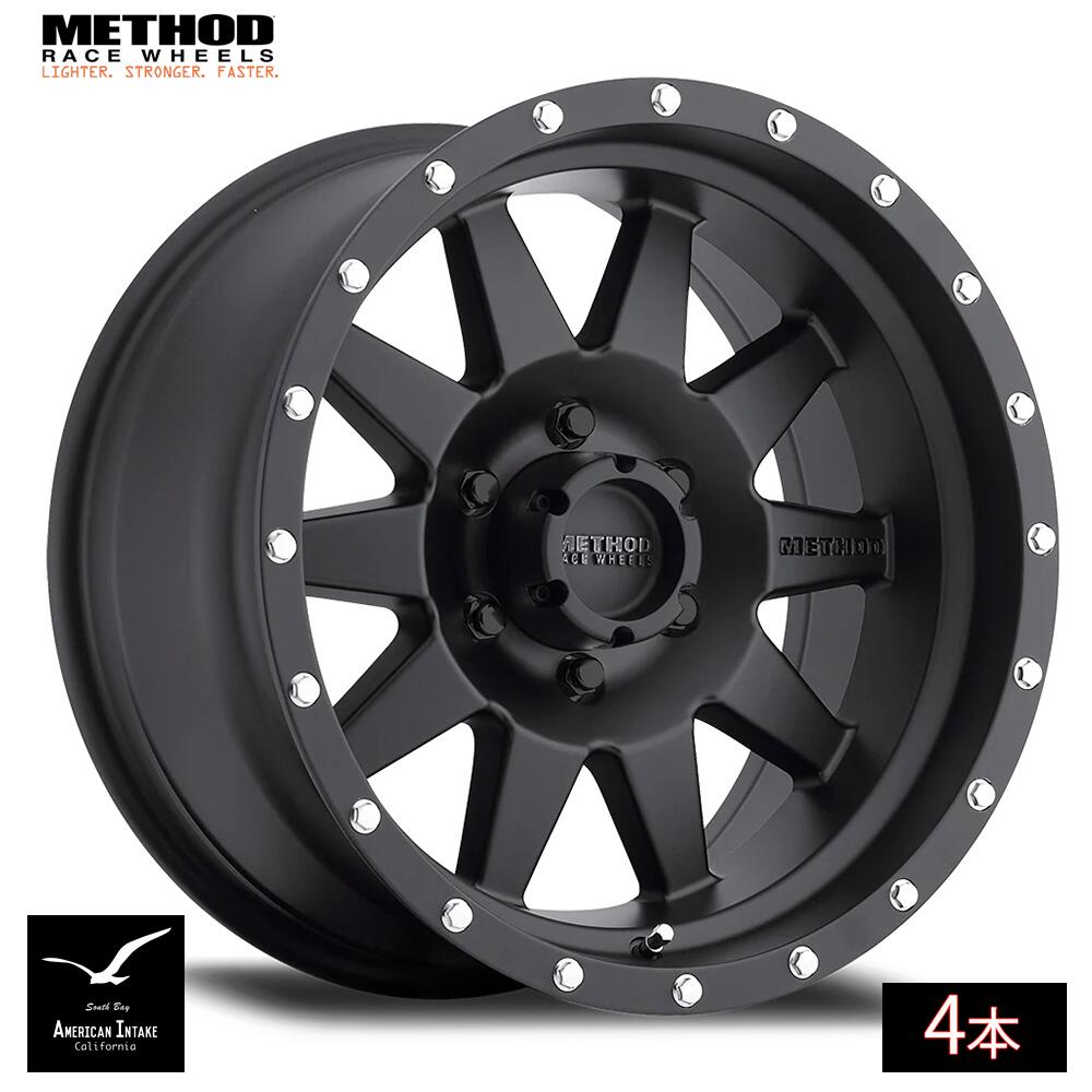 【楽天市場】Method Race Wheels メソッド ホイール 301 The Standard | MATTE BLACK ( 4本 ...