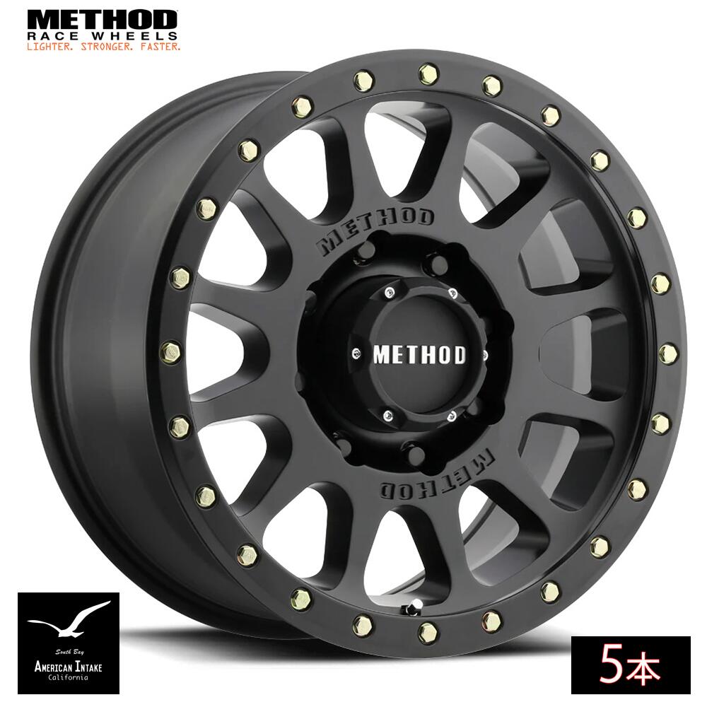 【楽天市場】Method Race Wheels メソッド ホイール 305 NV HD | MATTE BLACK ( 5本 ...