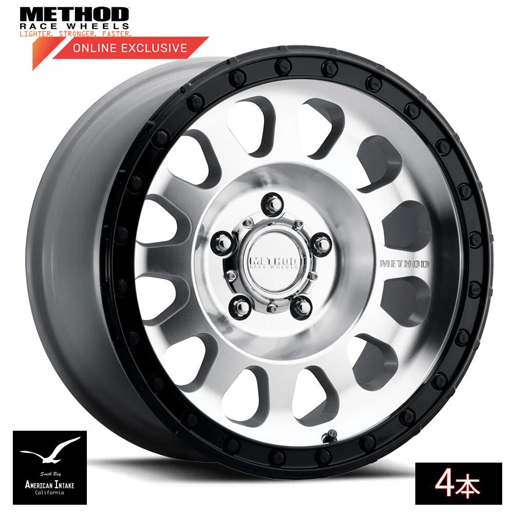 【楽天市場】Method Race Wheels メソッド ホイール 315 | MACHINED - GLOSS BLACK LIP ( 4 ...