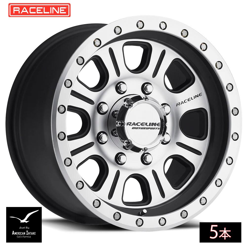 【楽天市場】Raceline Wheels レースライン ホイール 928M-SL Monster | Black w/ Machined ...