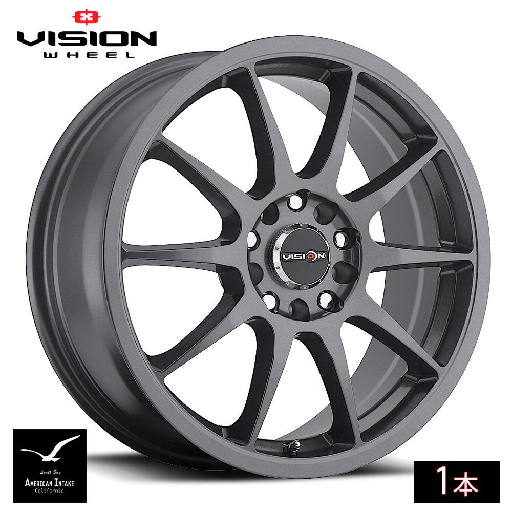【楽天市場】Vision Wheel ビジョンホイール 425 Bane | Gunmetal ( 1本 )：American-Intake